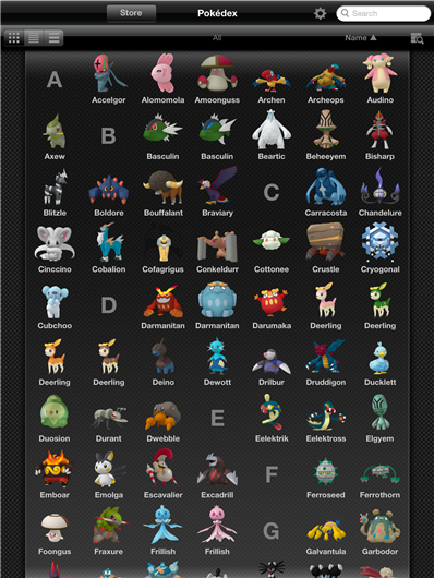 Official Pokedex for iOS released in North America and Europe - News ...